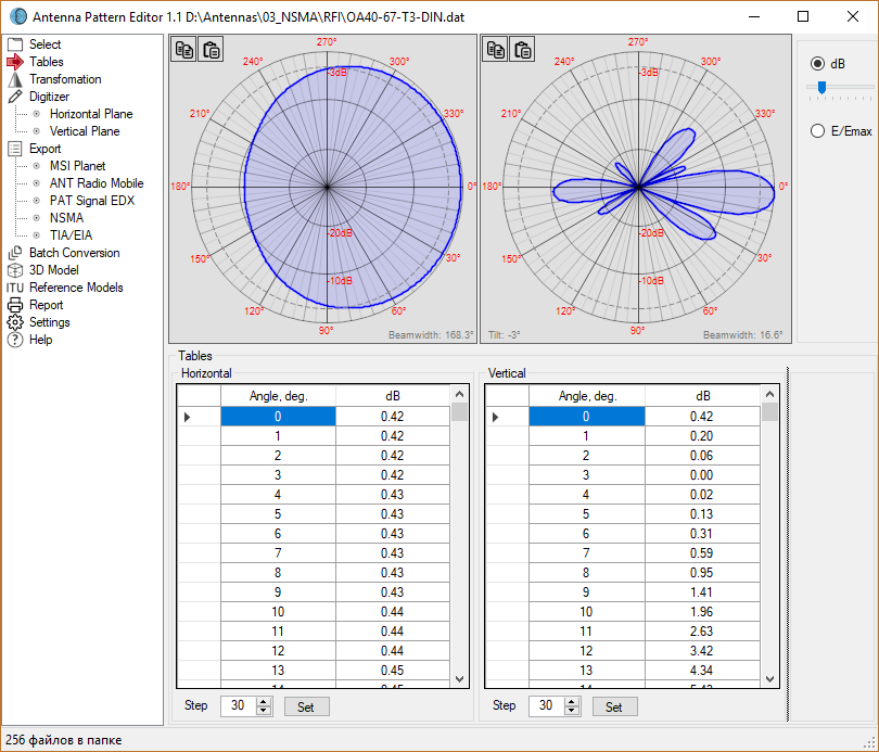 Antenna Pattern Editor | User Manual